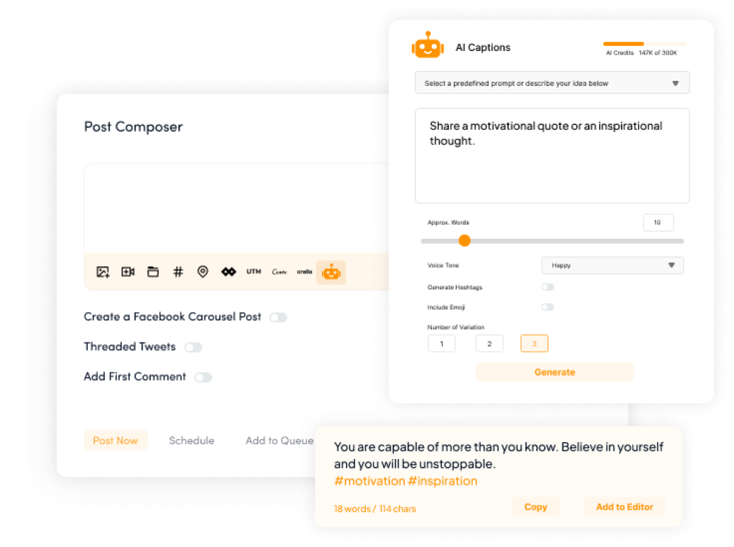 Facebook Post Generator [100% FREE TOOL] - ContentStudio