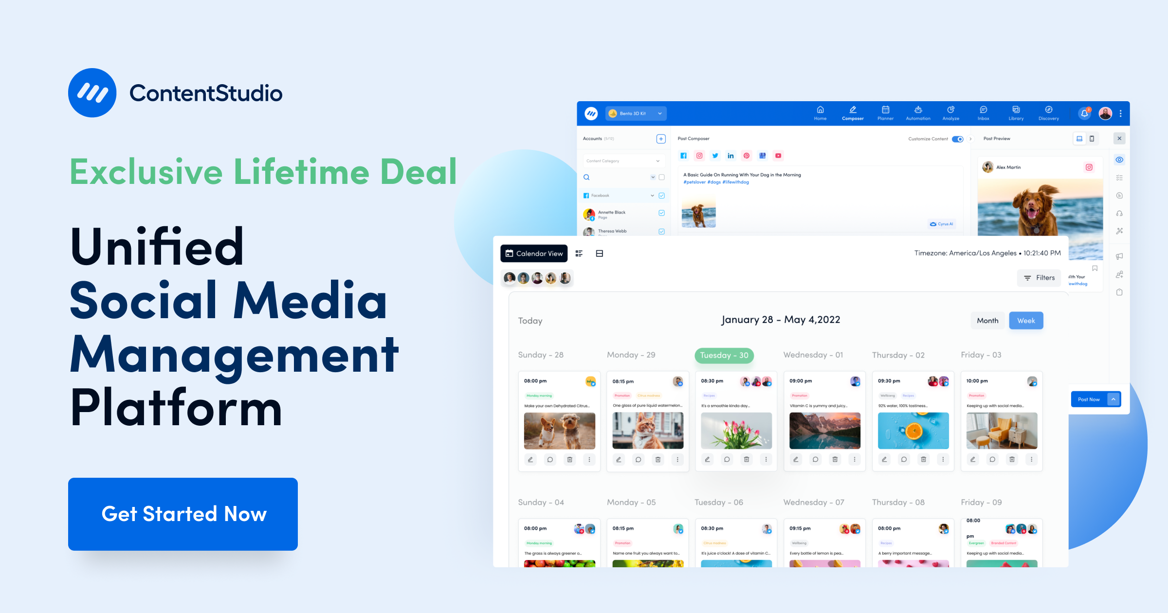 Upgrade to Prime Lifetime Deal - ContentStudio