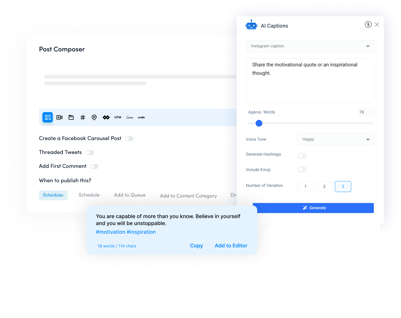 AI content assistant for social media - ContentStudio