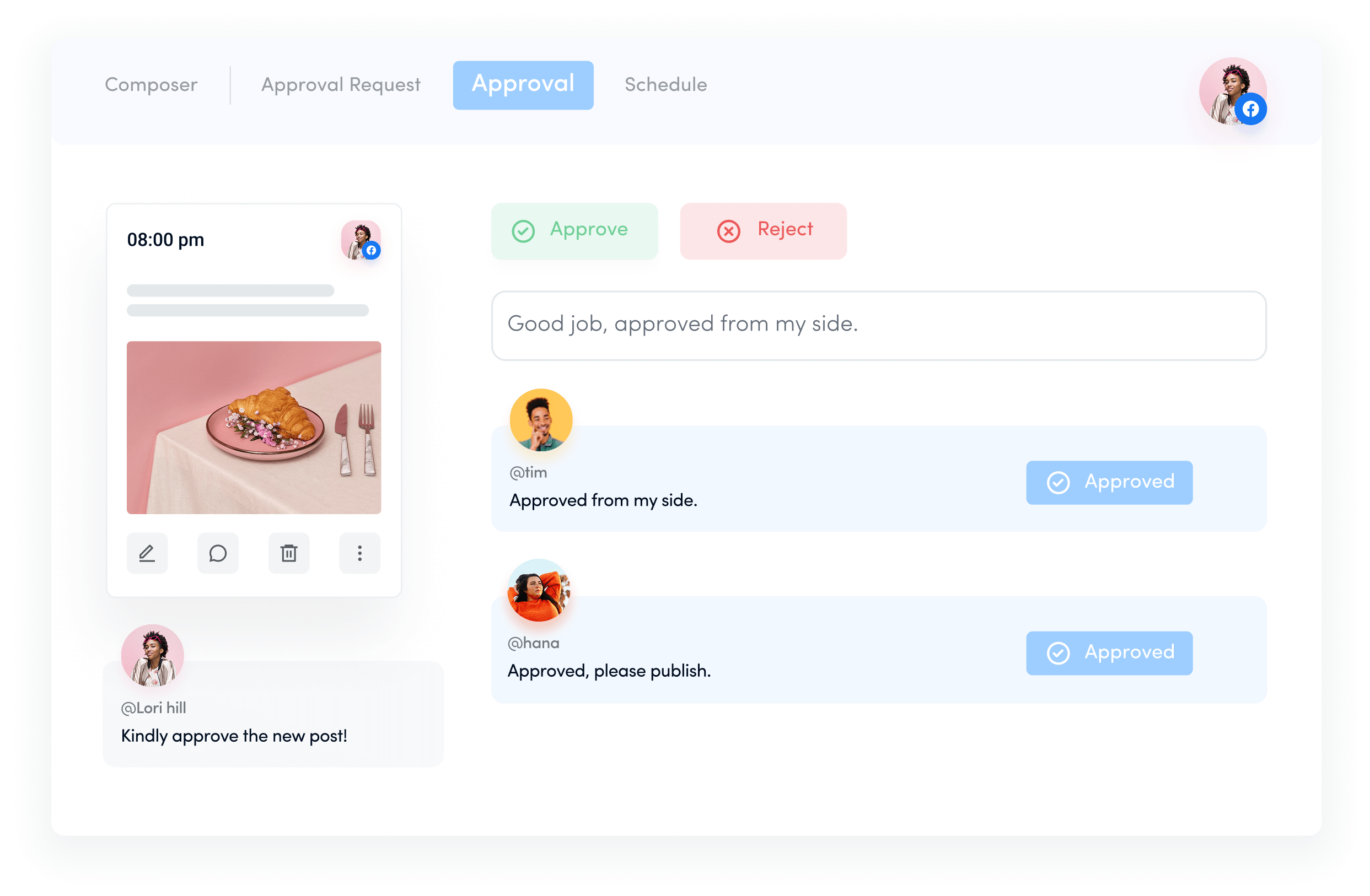 Boost productivity with a smooth posts' approval workflow - ContentStudio