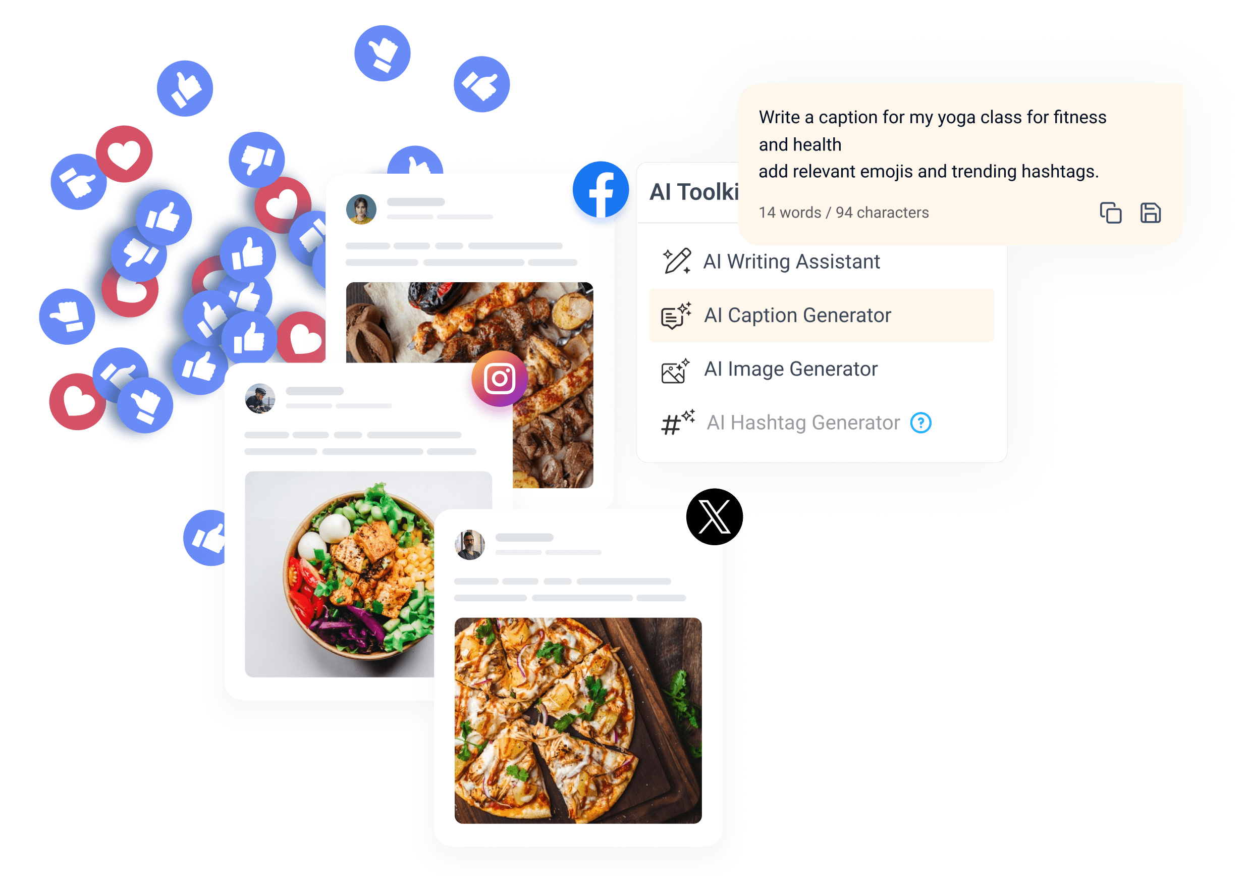 AI Caption Generator for Social Media - ContentStudio