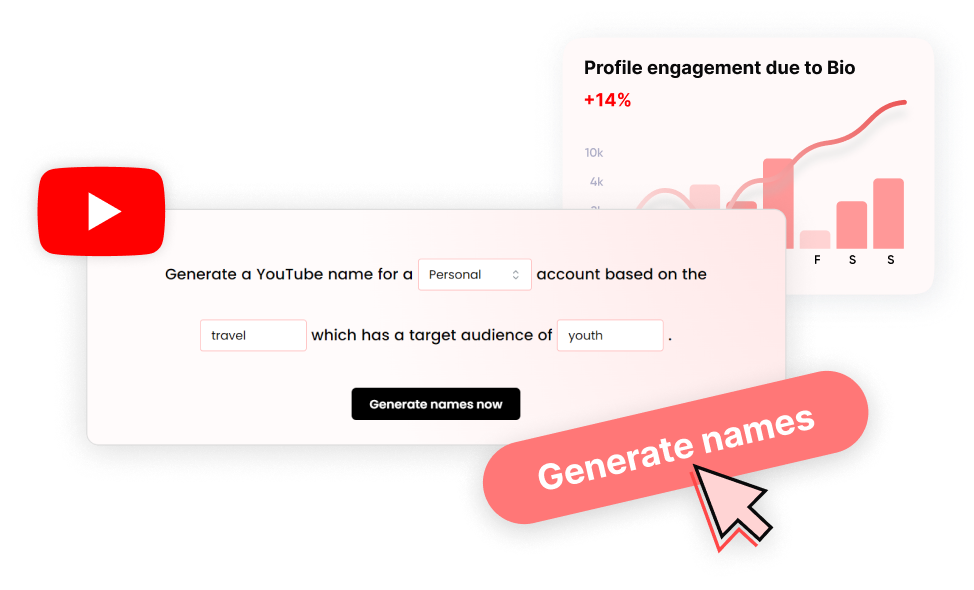Best YouTube name generator - 100% Free - ContentStudio